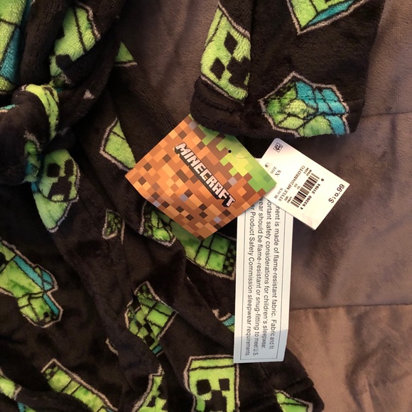 Pajamas | Boys Minecraft Robe | Poshmark